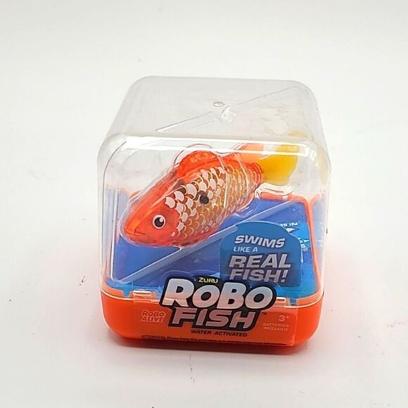 Zuru | Toys | Zuru Orange Robo Fish Color Changing Wateractivated Swim ...